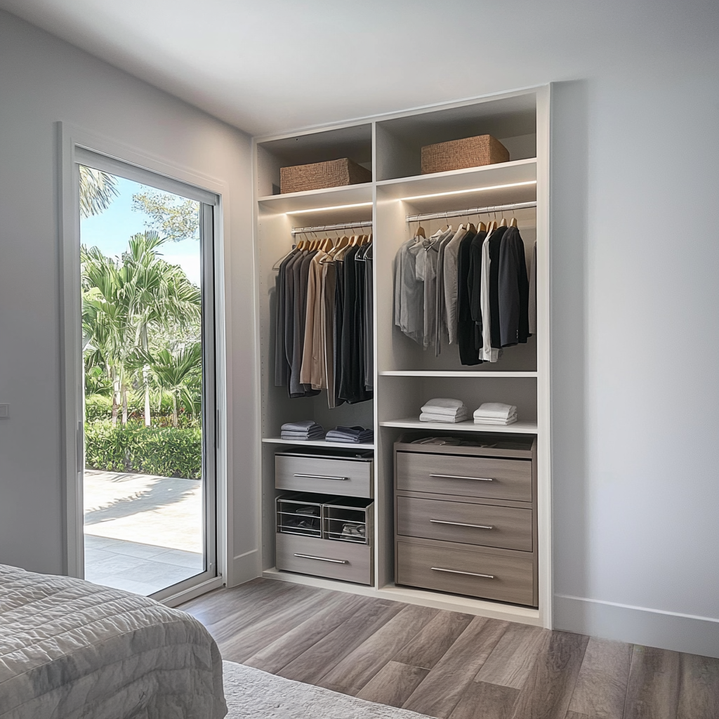 Reach-in Closet Systems | Custom Design | JL Closets